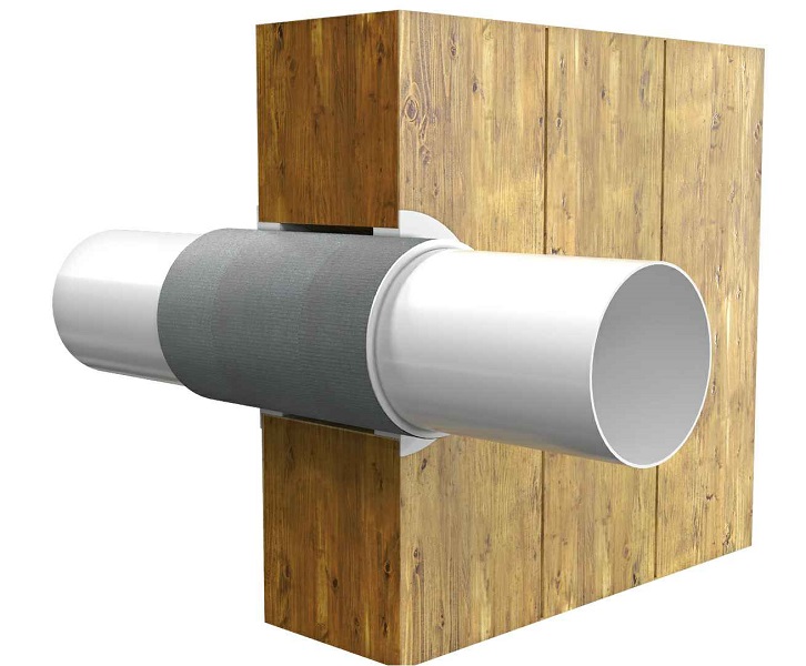 AGNI-Sleeve CLT Wall PVC Pipe - Firestop Centre